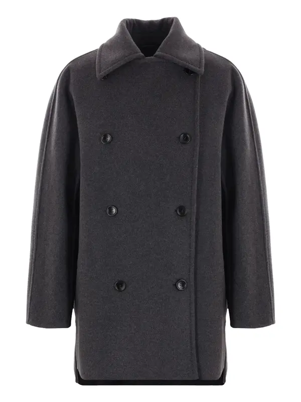 Max Mara Double-breasted Coat - Grey