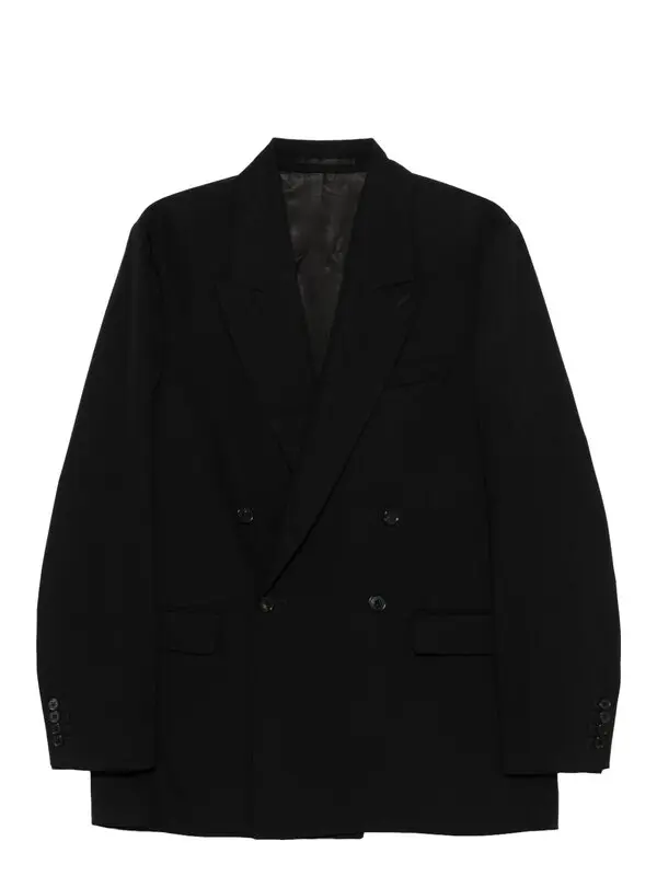 CMMN SWDN Vigar Double-breasted Blazer - Black