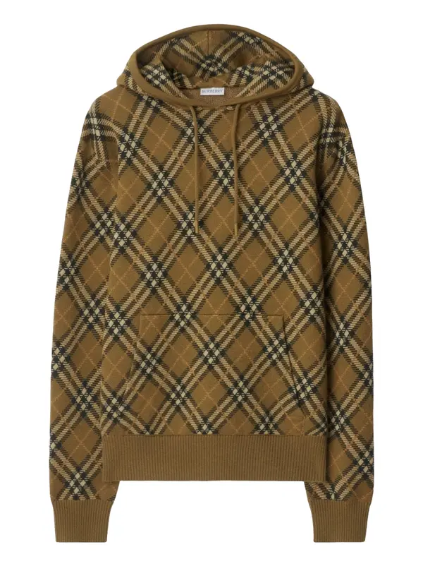 Burberry Nova Check Hoodie - Neutrals