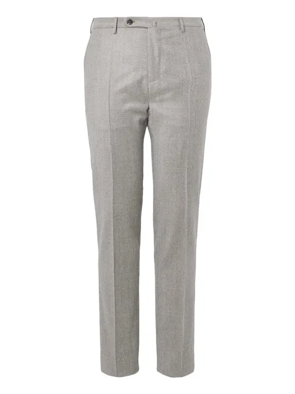 SLOWEAR Incotex Venezia 1951 Slim-fit Pleated Wool Trousers - Neutrals