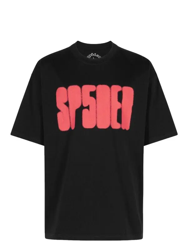 SP5DER Focused Logo T-shirt - Black