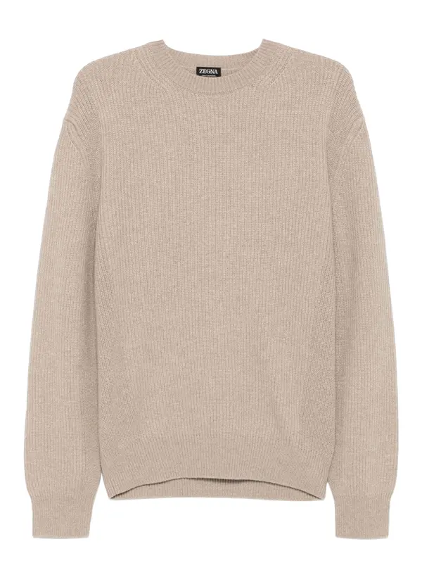 Zegna Cashmere Sweater - Neutrals