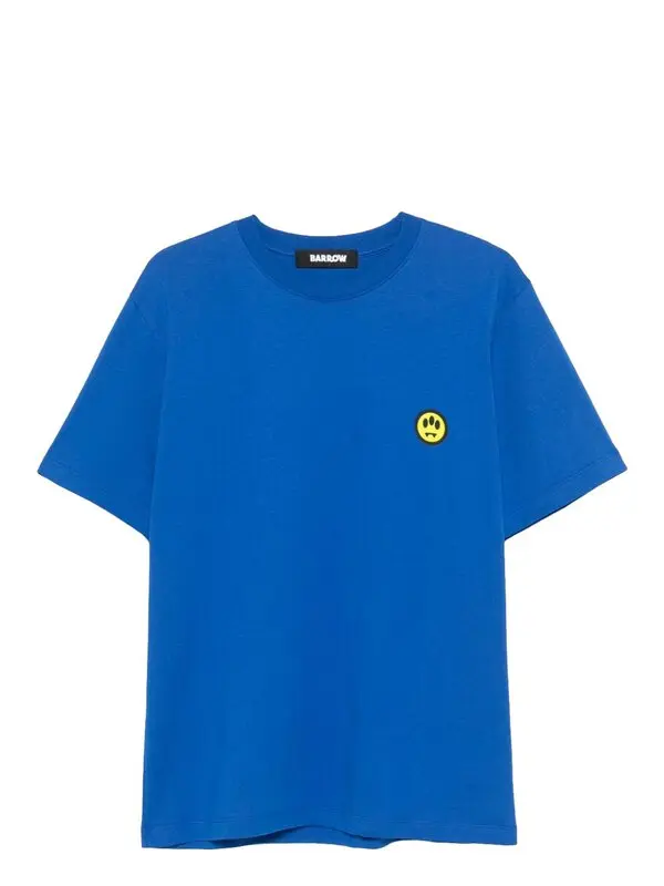 BARROW Logo-print T-shirt - Blue