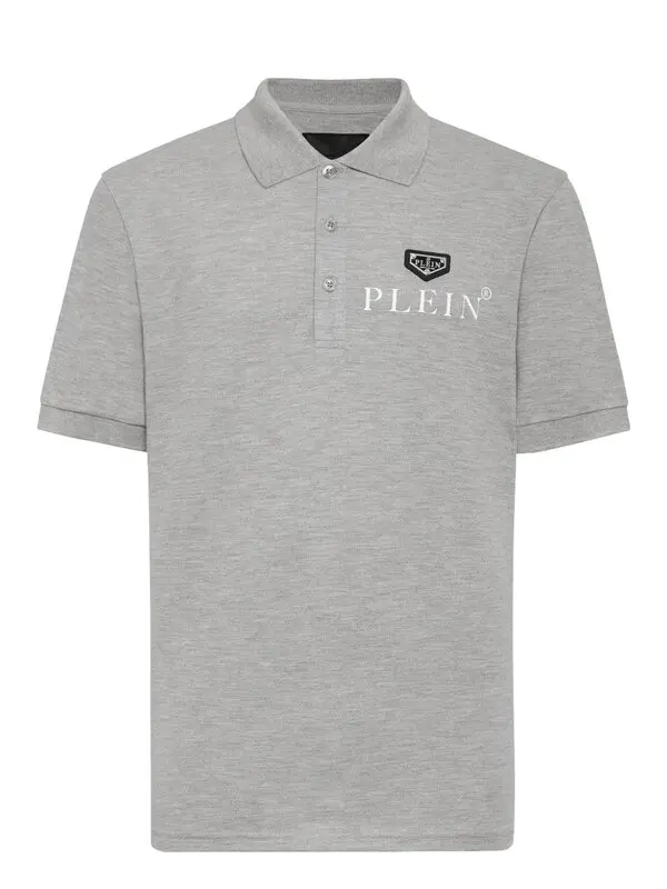 Philipp Plein Iconic Polo Shirt - Grey