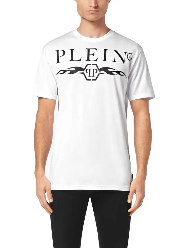 Philipp Plein Logo Print T-shirt - White