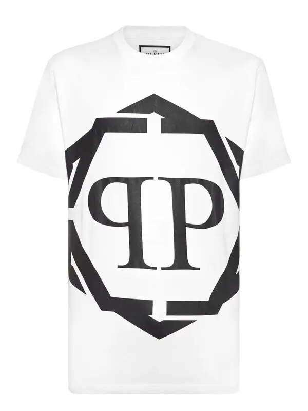 Philipp Plein Logo Print T-shirt - White
