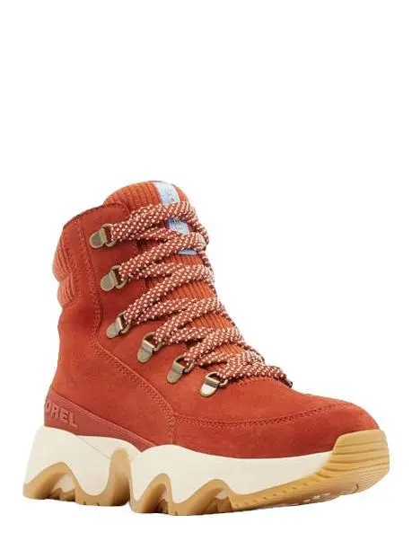 Sorel Kinetic Impact Conquest Plus Waterproof Sneaker Boot - Sanguine/jet