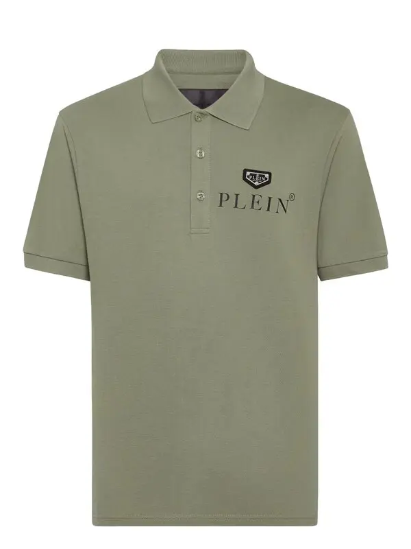 Philipp Plein Iconic Plein Short-sleeve Polo Shirt - Green