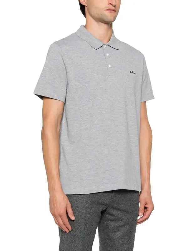 A.p.c. Carter Polo Shirt - Grey