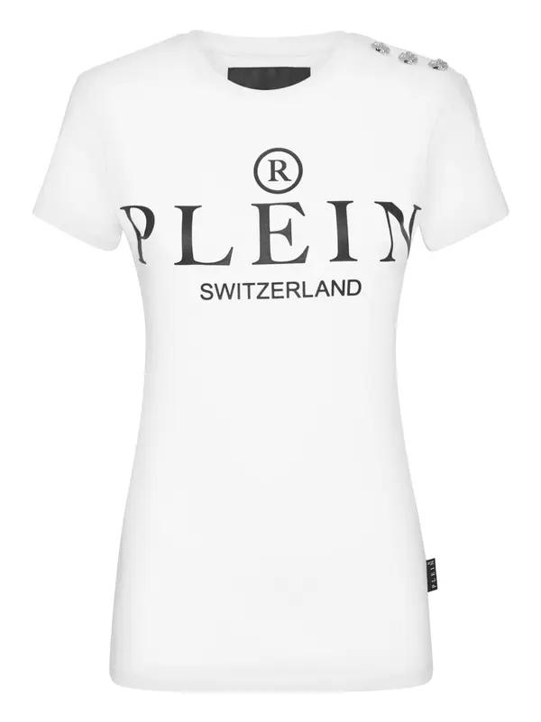 Philipp Plein Logo-print Cotton T-shirt - White