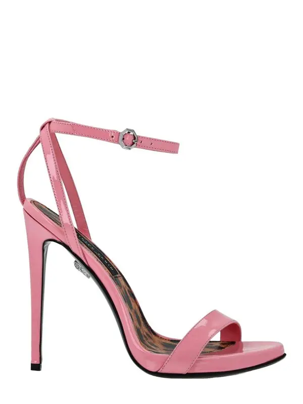Philipp Plein 120mm Leopard-print Sandals - Pink