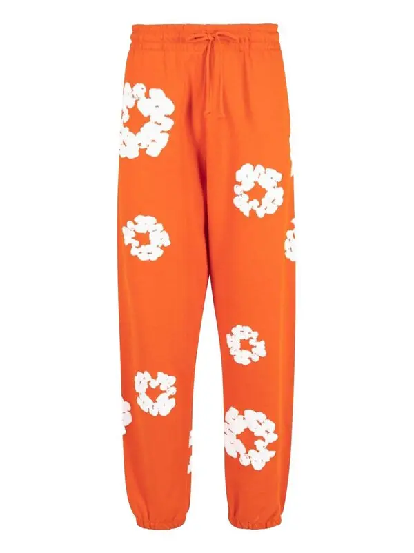 DENIM TEARS The Cotton Wreath Track Pants - Orange