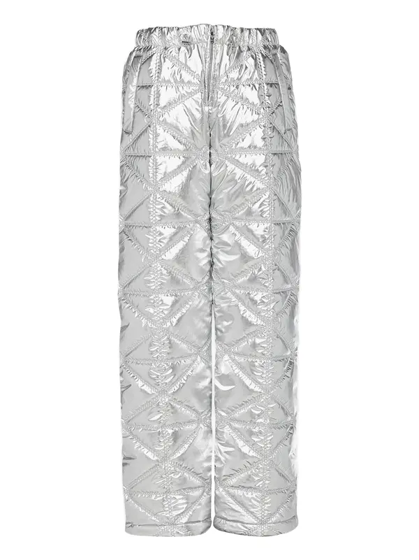 Mcm Après-ski Quilted Pants - Silver