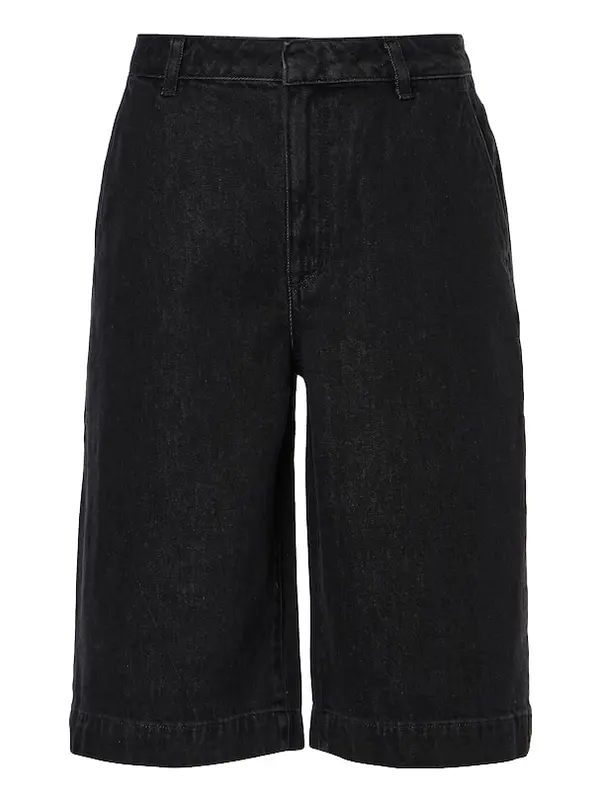 Vince Denim Bermuda Shorts - Black