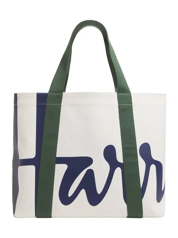 Harrods Logo Tote Bag - Ivory