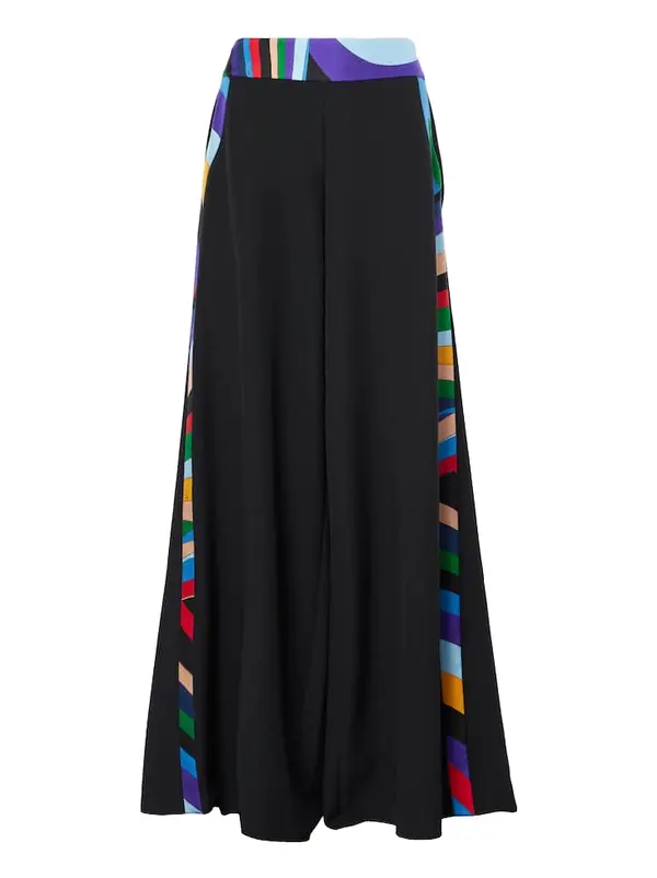 Emilio Pucci Iride Cady Palazzo Pants - Multicoloured