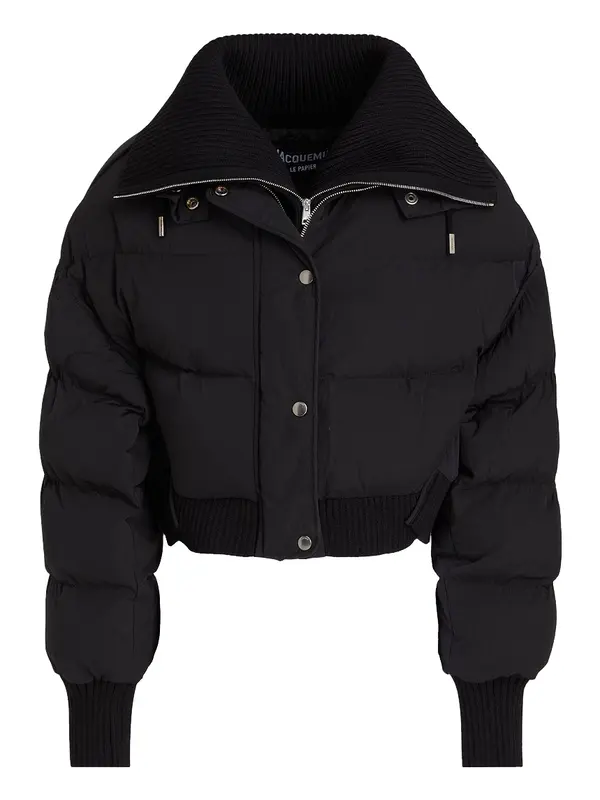 Jacquemus La Doudoune Layered Jacket - Black