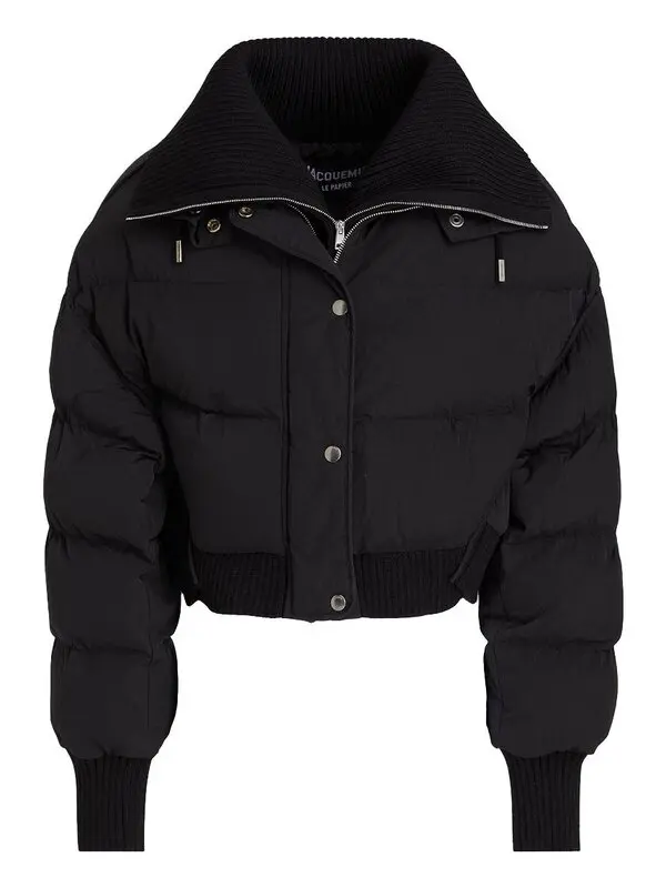 Jacquemus La Doudoune Layered Jacket - Black