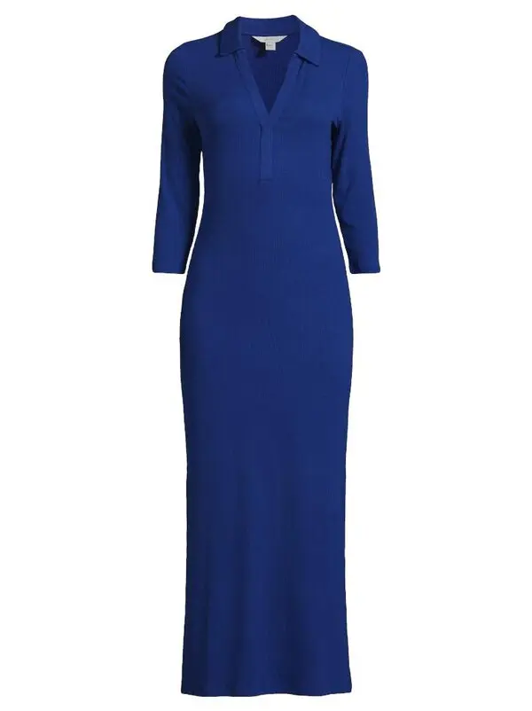 Lilly Pulitzer® Ollie Maxi Polo Dress - Blue Med