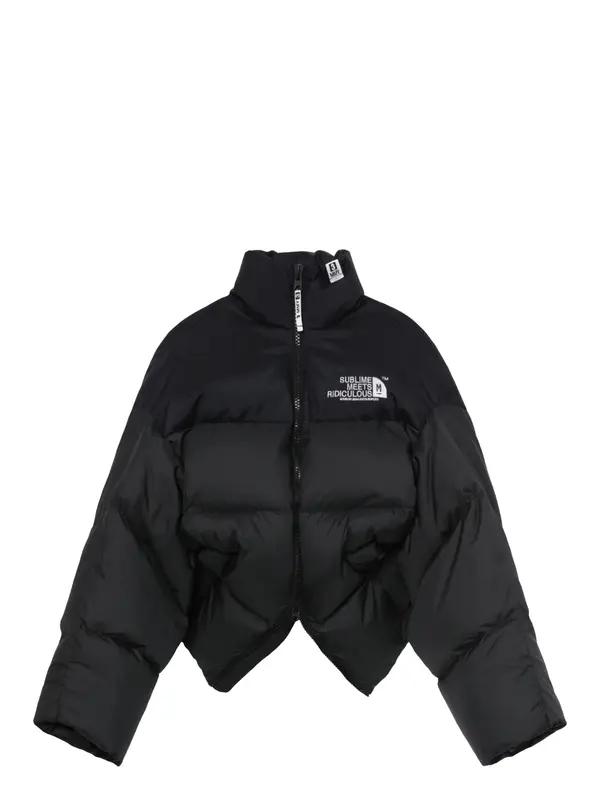 Mihara Yasuhiro Cropped Puffer Jacket - Black