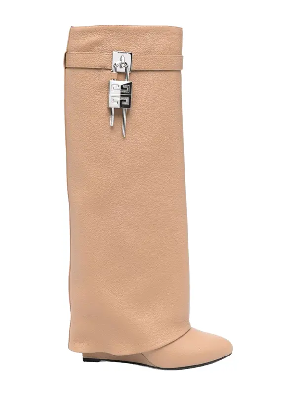 Givenchy 95mm Sharlock Boots - Neutrals