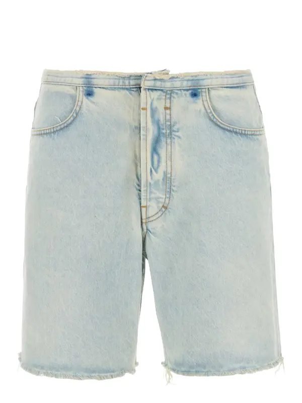 Givenchy Denim Bermuda Shorts - Blue