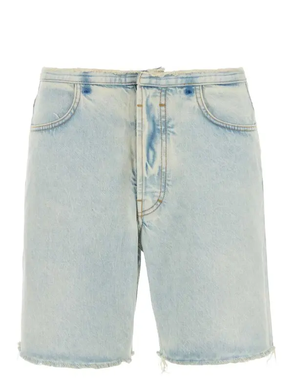 Givenchy Denim Bermuda Shorts - Blue