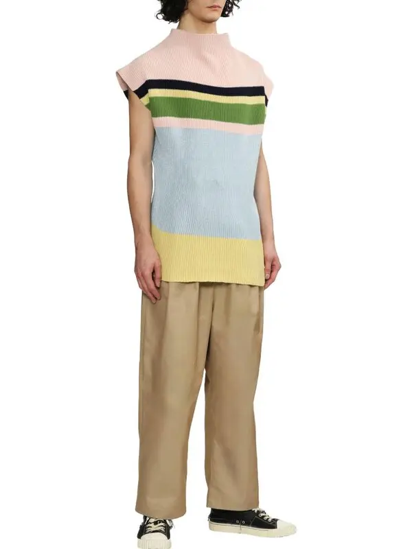 KIKO KOSTADINOV Stripe-pattern Vest - Pink