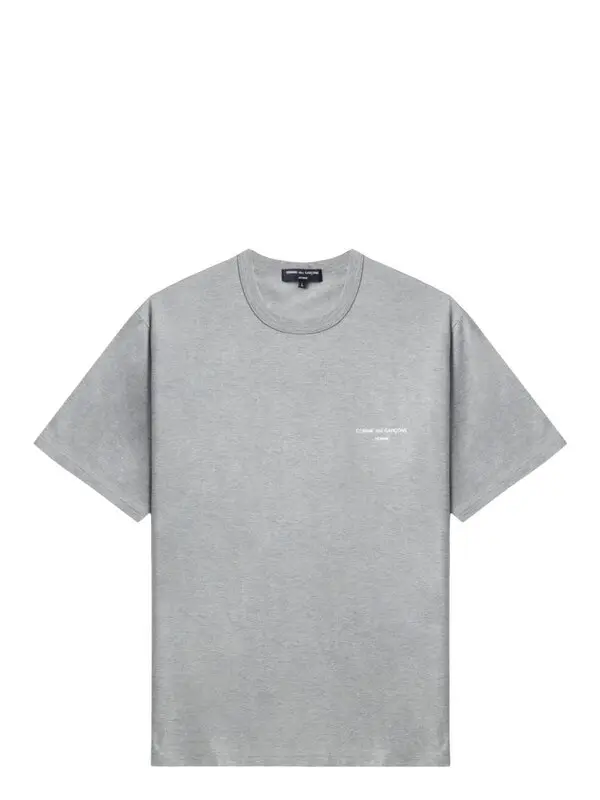 Comme Des Garçons Logo-print T-shirt - Grey