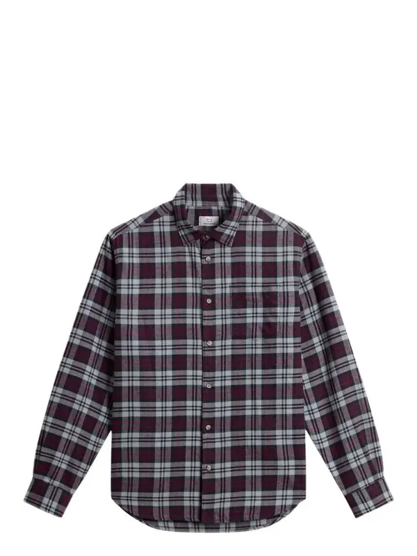 Woolrich Lightweight Flannel Shirt - Grey
