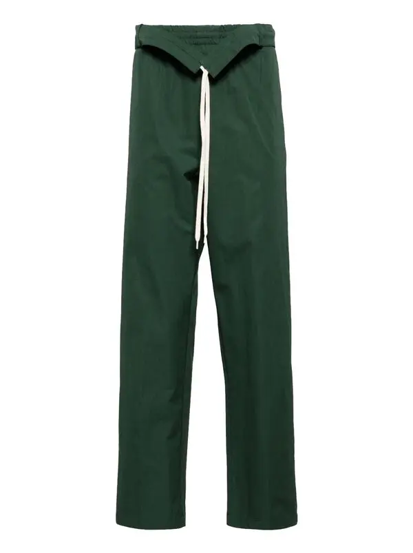 CRAIG GREEN Cotton Tapered Trousers - Green