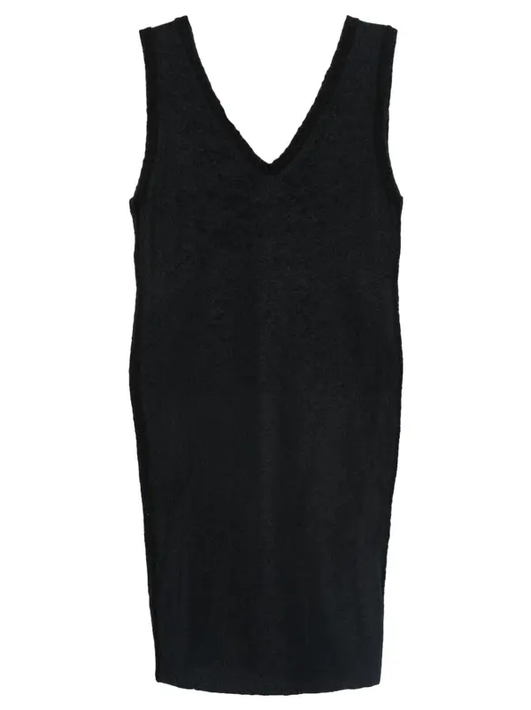 Our Legacy Ribbed Knit Mini Dress - Black