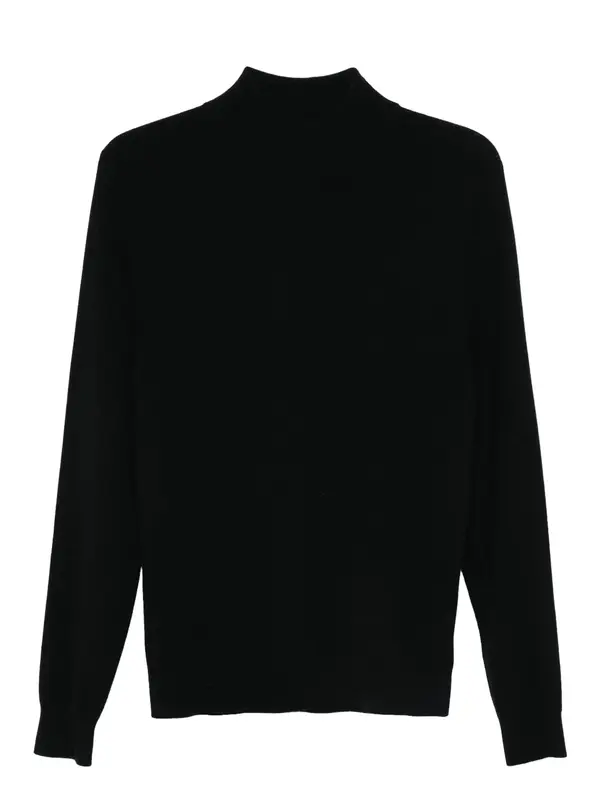 Eric Bompard High-neck Sweater - Black