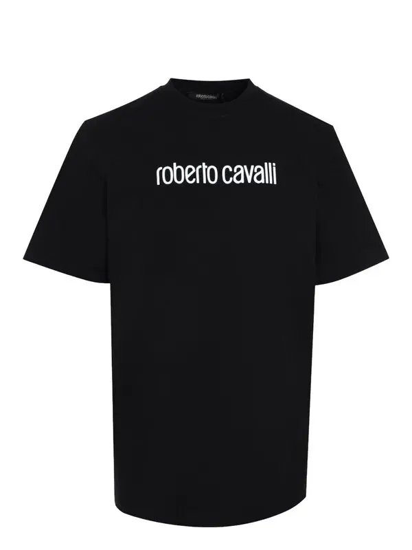 Roberto Cavalli Logo-print T-shirt - Black