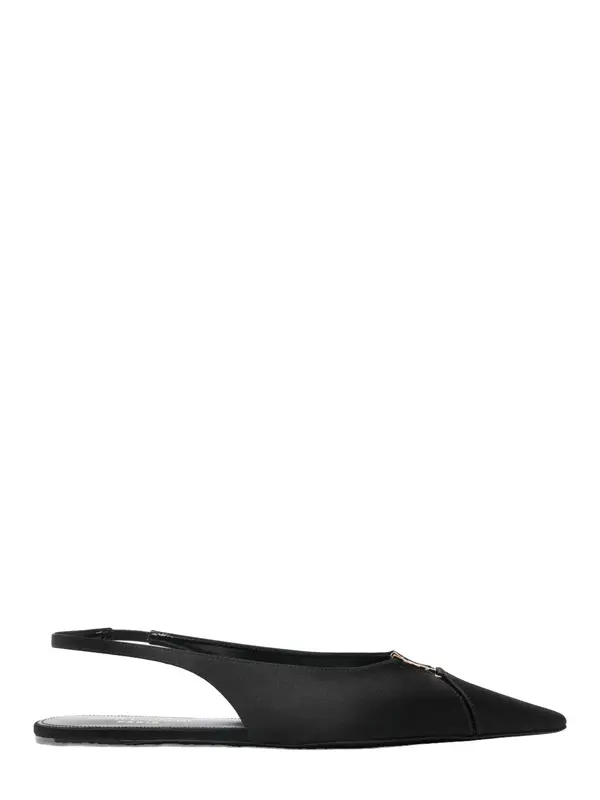 Saint Laurent Babylone Slingback Pumps - Black