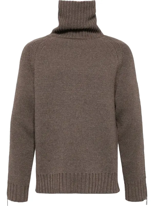 Helmut Lang Suitcase Turtleneck Jumper - Brown