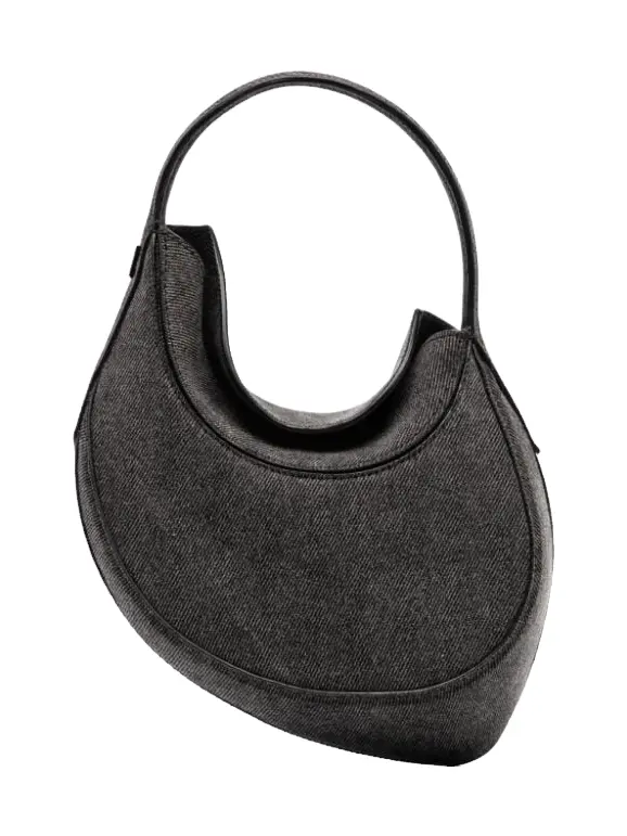 MUGLER Spiral Curve 02 Mini Bag - Grey
