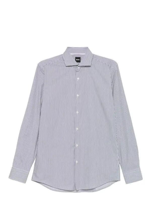 BOSS Striped Shirt - Black