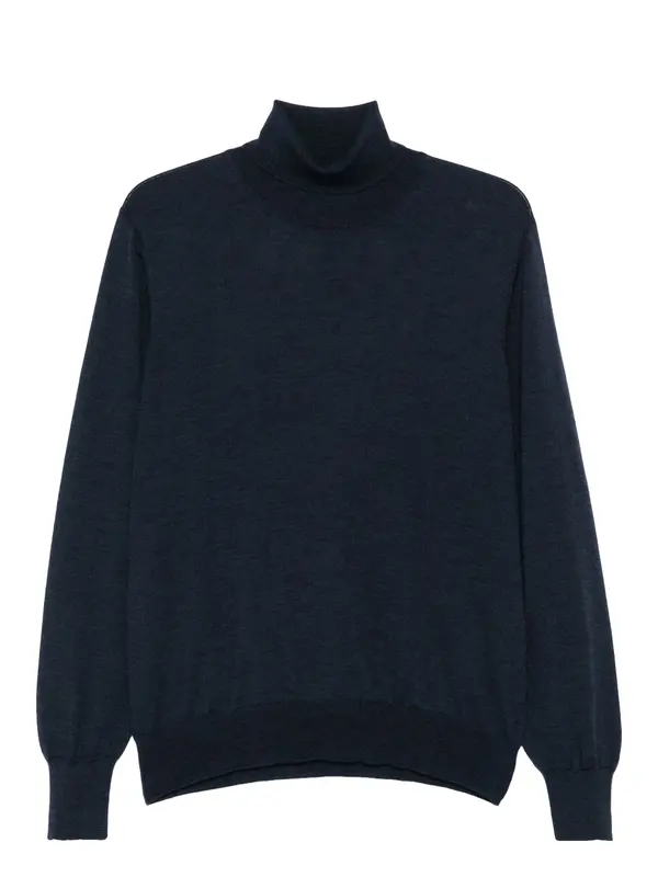 D4.0 Virgin Wool Sweater - Blue