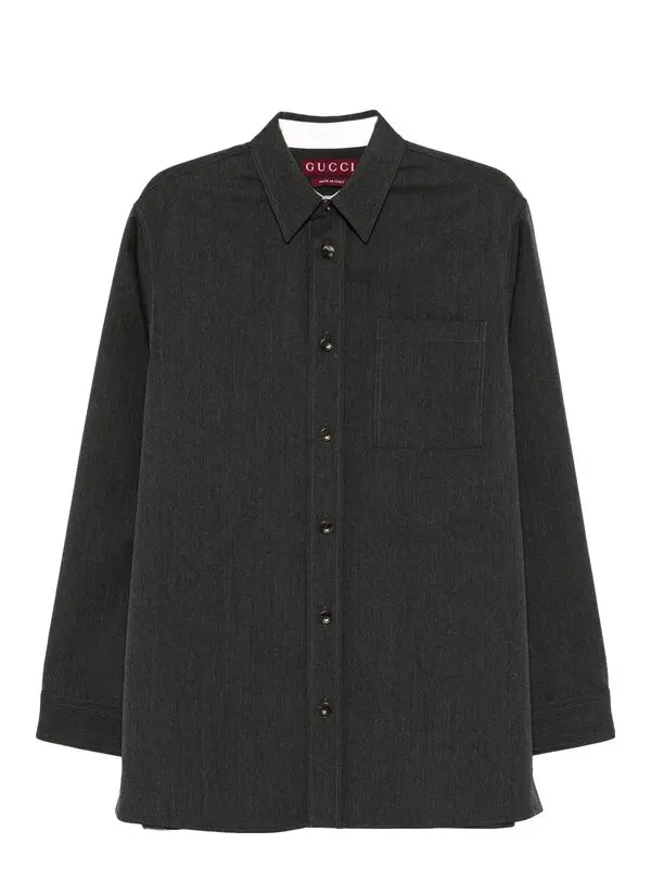 Gucci Wool Shirt - Grey