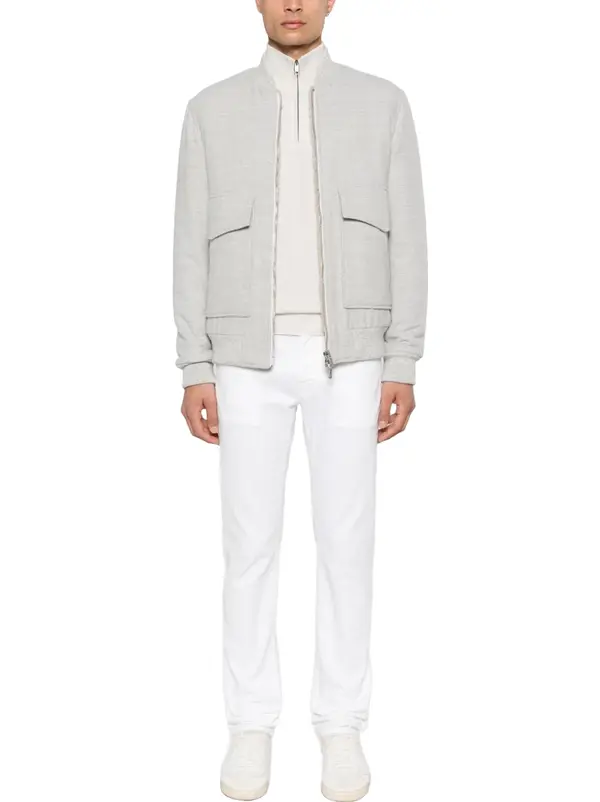 Brioni Zip-up Pullover - Grey