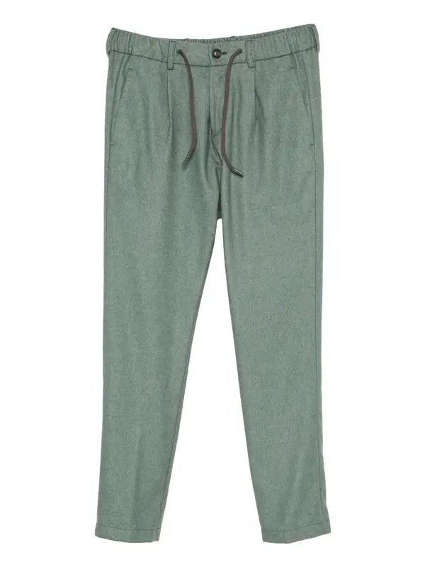 Herno Felted Trousers - Green