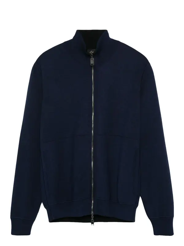 Brioni Zip-up Cardigan - Blue