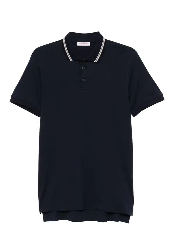 Orlebar Brown Dominic Ribbon Tippi Polo Shirt - Blue