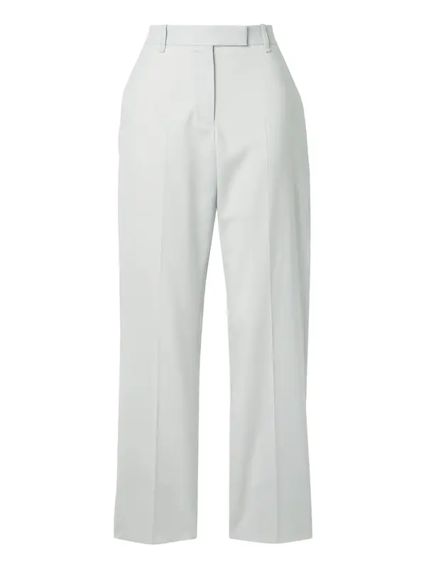Proenza Schouler Teddy Cotton-twill Pants - Gray