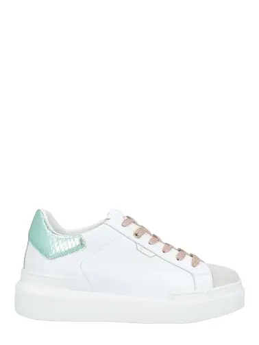 ED PARRISH Leather Low-top Sneakers - White