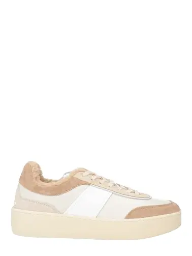 TOD'S Low-top Leather Sneakers - Beige