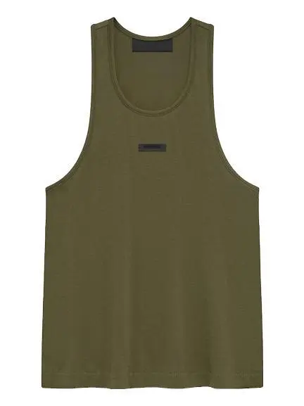 Fear Of God Essentials Triblend Tank Top - Military