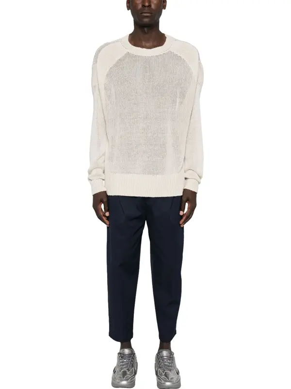 WHITE MOUNTAINEERING Open-knit Sweater - Neutrals
