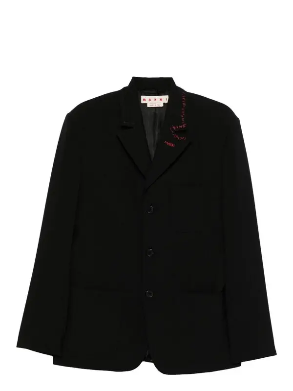 Marni Wool Blazer - Black